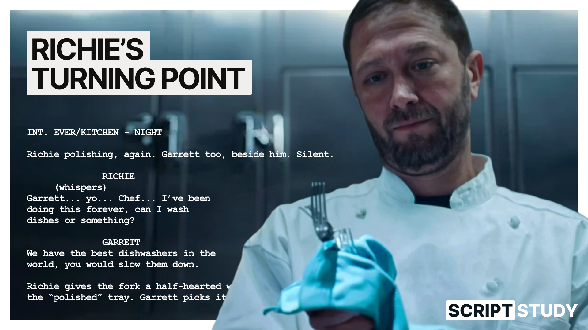 Script Study: Richie's Turning Point in THE BEAR - Arc Studio Blog